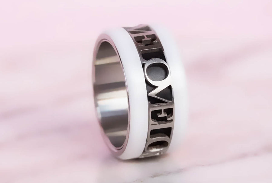 Innenring aus geschnittenem Edelstahl, Love – Mood Collection