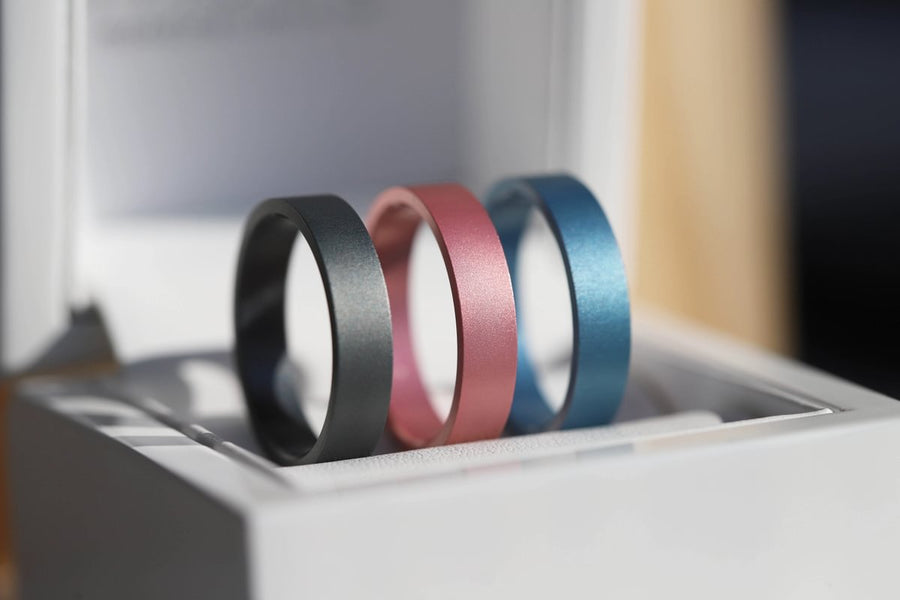 Colored rings in silver for mood ring to customize – Mood Collection